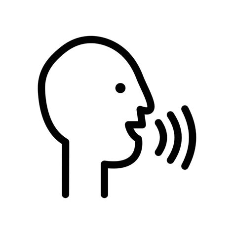 Voice Command Control Icon Outline Flat Icon 47526104 Vector Art At Vecteezy