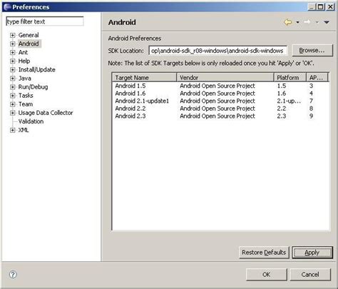 Android How To Install Android Emulator Onto Eclipse Ganymede Walkthrough Tutorial Guide
