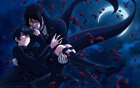 Black Butler Hd Wallpaper Dark Elegance Under The Moonlight By Elisa