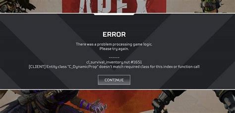 [feb 06 update] apex legends processing game logic error strikes