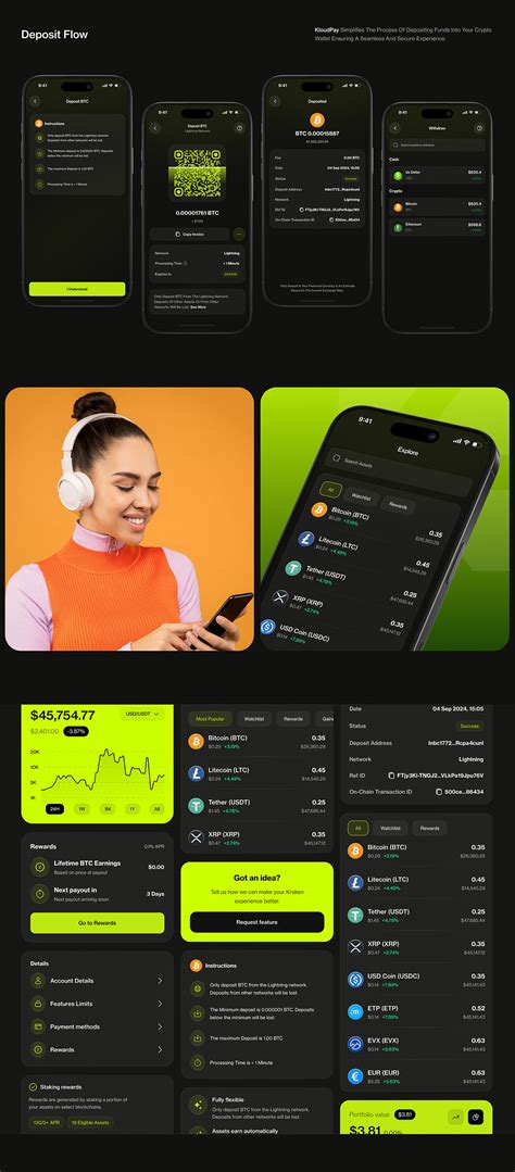 Kloudpay Crypto Blockchain Mobile App Ui Ux Behance