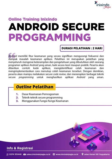 Online Training Android Secure Programming Inixindo Jogja
