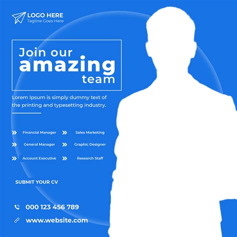 Psd Join Our Amazing Team Job Vacancy Social Media Post Template 28143224 Psd