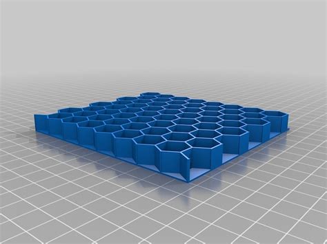 My Customized Openscad Library Parametric Honeycomb Generator Free 3d Model On