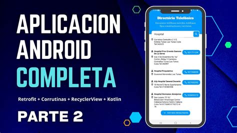 Aplicación Android Completa Retrofit Recyclerview Androidstudio Kotlin Parte 2