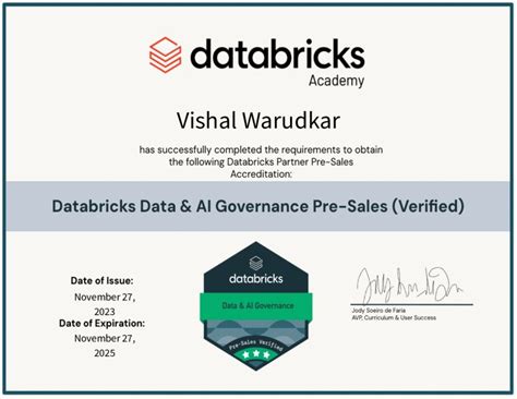 Vishal Warudkar On Linkedin Databricks Databrickslearning
