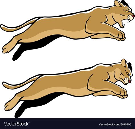 Cougar Running Clipart