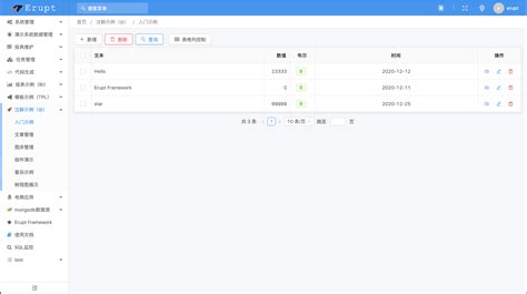 erupt首页、文档和下载 通用后台管理框架 oschina 中文开源技术交流社区
