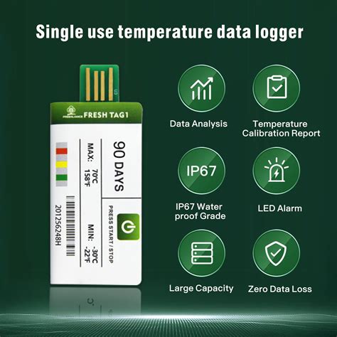 Fresh Tag 1 Usb Temperature Data Logger Freshliance Electronics Corp Ltd