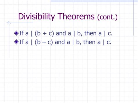 Ppt 41 Factors And Divisibility Powerpoint Presentation Free