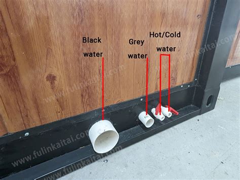 Box Container House Bathroom Drain System Design Fulinkaitai Modular House