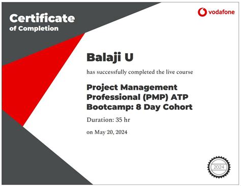 Pmp Live Course Completed Balaji Udayakumar Posted On The Topic Linkedin