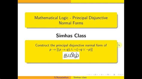 Ma3354 Q P Code 21282 Nov Dec 23 Part B 11b1 Principal Disjunctive Normal Form