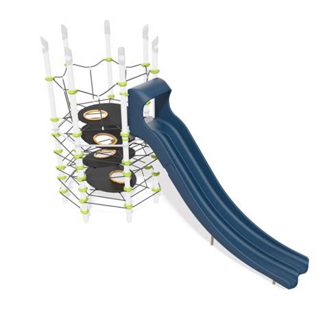 Disc Net™ Climber With Double Swoosh Slide®