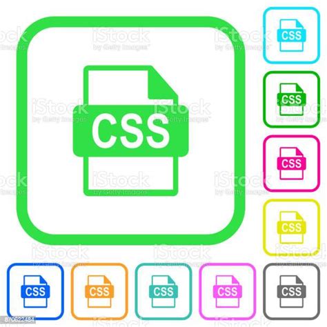 css 파일 형식 생생한 컬러 플랫 아이콘 아이콘 0명에 대한 스톡 벡터 아트 및 기타 이미지 0명 가상현실 곡선