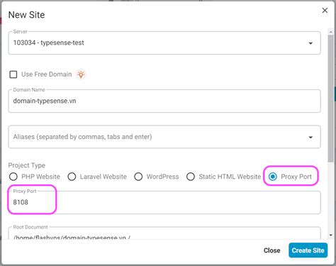 typesense server flashpanel