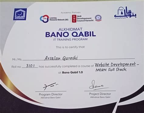 Completed Mern Stack Course With Sir Usama Usman Arsalan Qureshi Posted On The Topic Linkedin