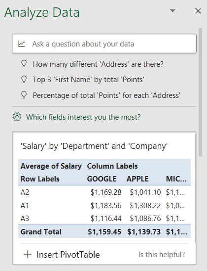 Ai In Excel Part 3 Analyze Data The Future Of Data Analysis