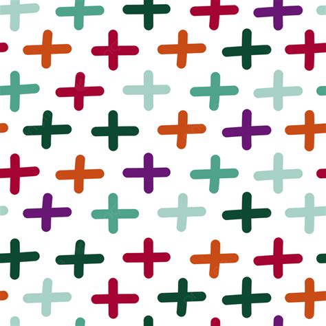 Hand Drawn Abstract Cross Seamless Pattern Background Cross Pattern Plus Background Image For