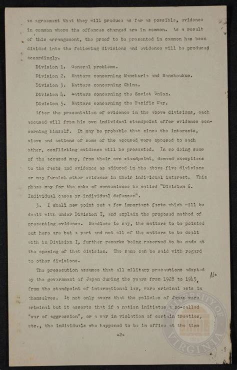 Defense Opening Statement By Kiyose The International Military