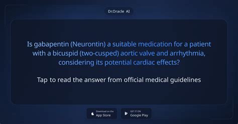 Is Gabapentin Neurontin A Suitable Medication For A Patient With A