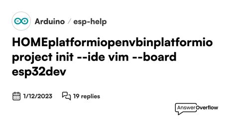 `homeplatformiopenvbinplatformio Project Init Ide Vim Board