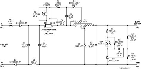 1 65 w non isolated tapped buck power supply eeweb