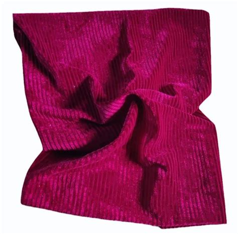 Dark Pink Velvet Stripe Fabric Checkstripes At ₹ 170meter In
