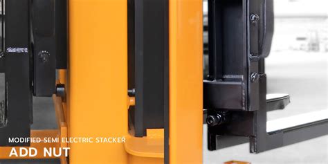 4 modified semi electric stacker add nut ts hand lift