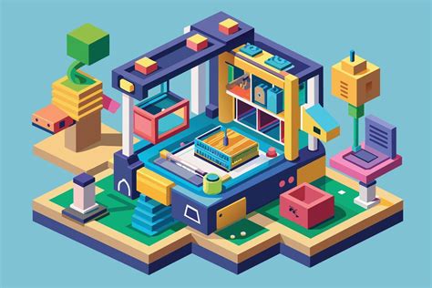 3d printer constructing a complex object layer by layer 3d printing