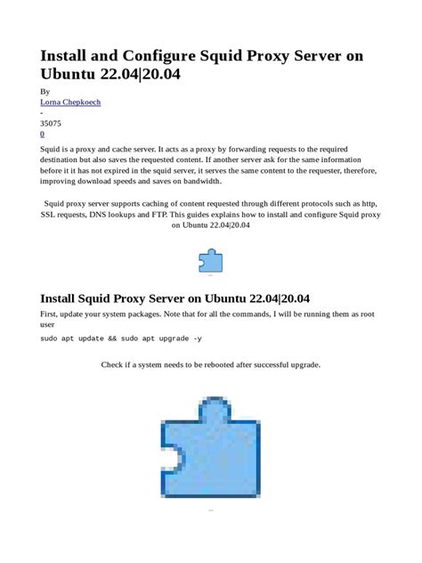 Squid Proxy 2 Download Free Pdf Proxy Server Information