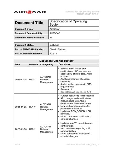 autosar sws os pdf computer science system software