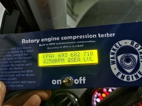 Rotary Engine Compression Tester Mazda Rx8 Rx7 13b 12a 20b Wankel