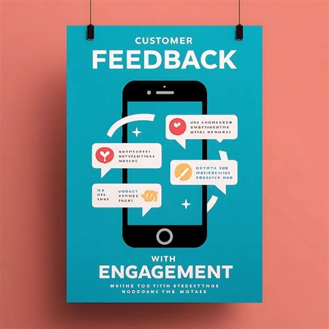Smartphone Displaying Customer Feedback Notifications Premium AI