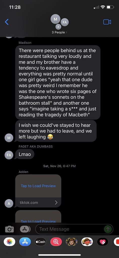 I Was Scrolling Through The Group Chat And Found This R
