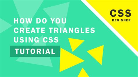 How To Create Css Trianglesarrow Step By Step Youtube