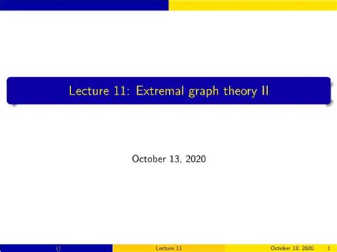 Lecture 11 Extremal Graph Theory Ii Docslib