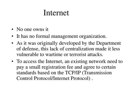 Ppt Introduction To The Internet And Web Powerpoint Presentation Free Download Id1270080