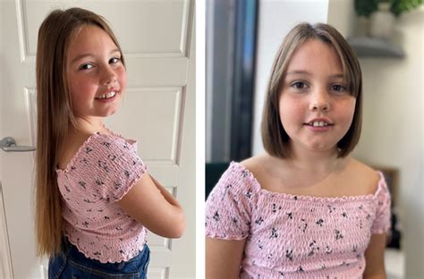 Ruby Reynolds Haircut Before After St Barnabas Hospice