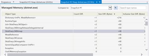 [bug] memory leak when create and dispose skbitmap and skcanvas using