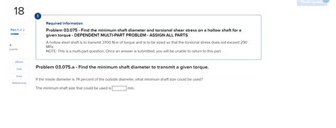 Solved Required Information Problem 03 075 Find The