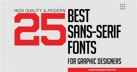 25 Best Sans Serif Fonts Graphic Design Junction