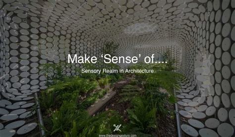 Make ‘sense Of Sensory Realm In Architecture The Design Gesture