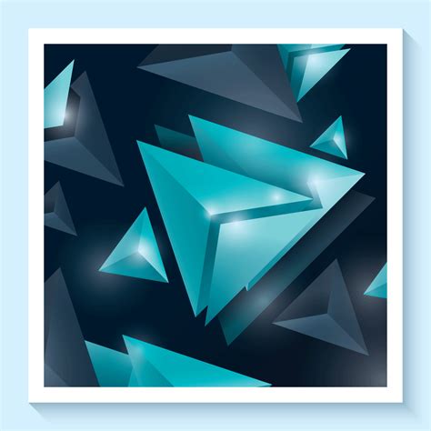 Abstract Triangle Poster Vector Art At Vecteezy
