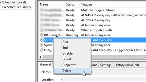 how to rename scheduled task in windows task scheduler