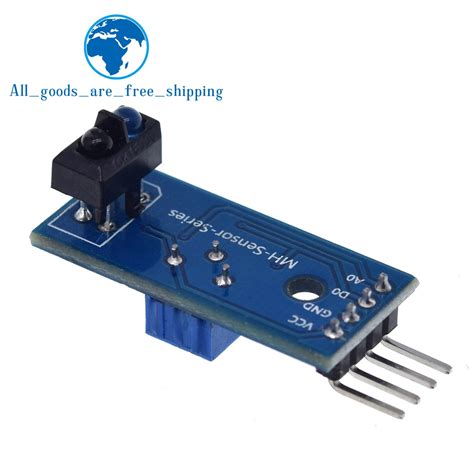 TZT TCRT Infrared Reflective IR Photoelectric Switch Barrier Line Track Sensor Module Blue