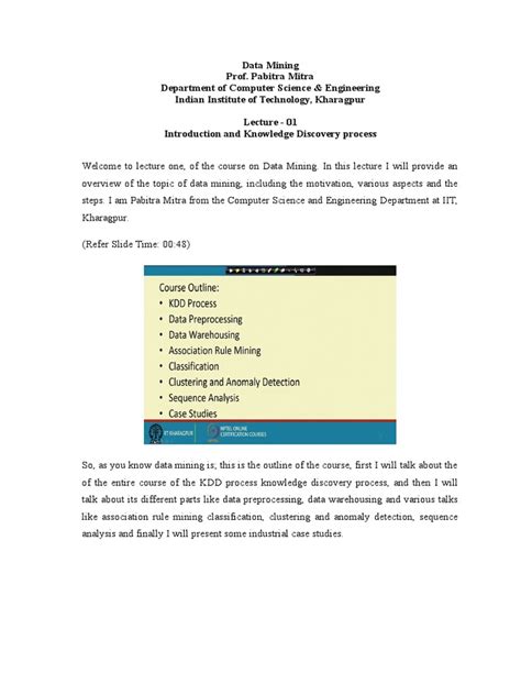 lec1 pdf pdf data mining data