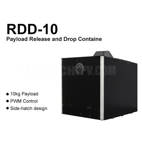 foxtech rdd 10 payload release and drop container
