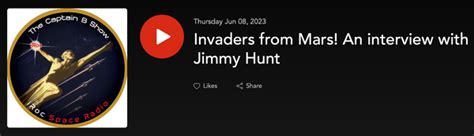 Invaders From Mars Now Streaming And New Iroc Space Radio Interview With