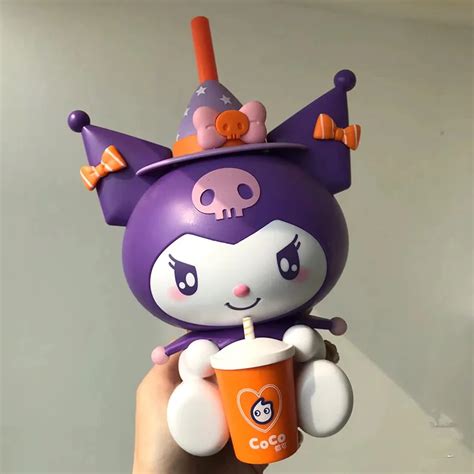 만화 산리오 쿠로미 리미트 피펫 컵 어린이 마시는 컵 할로윈 장난감 주위 Aliexpress